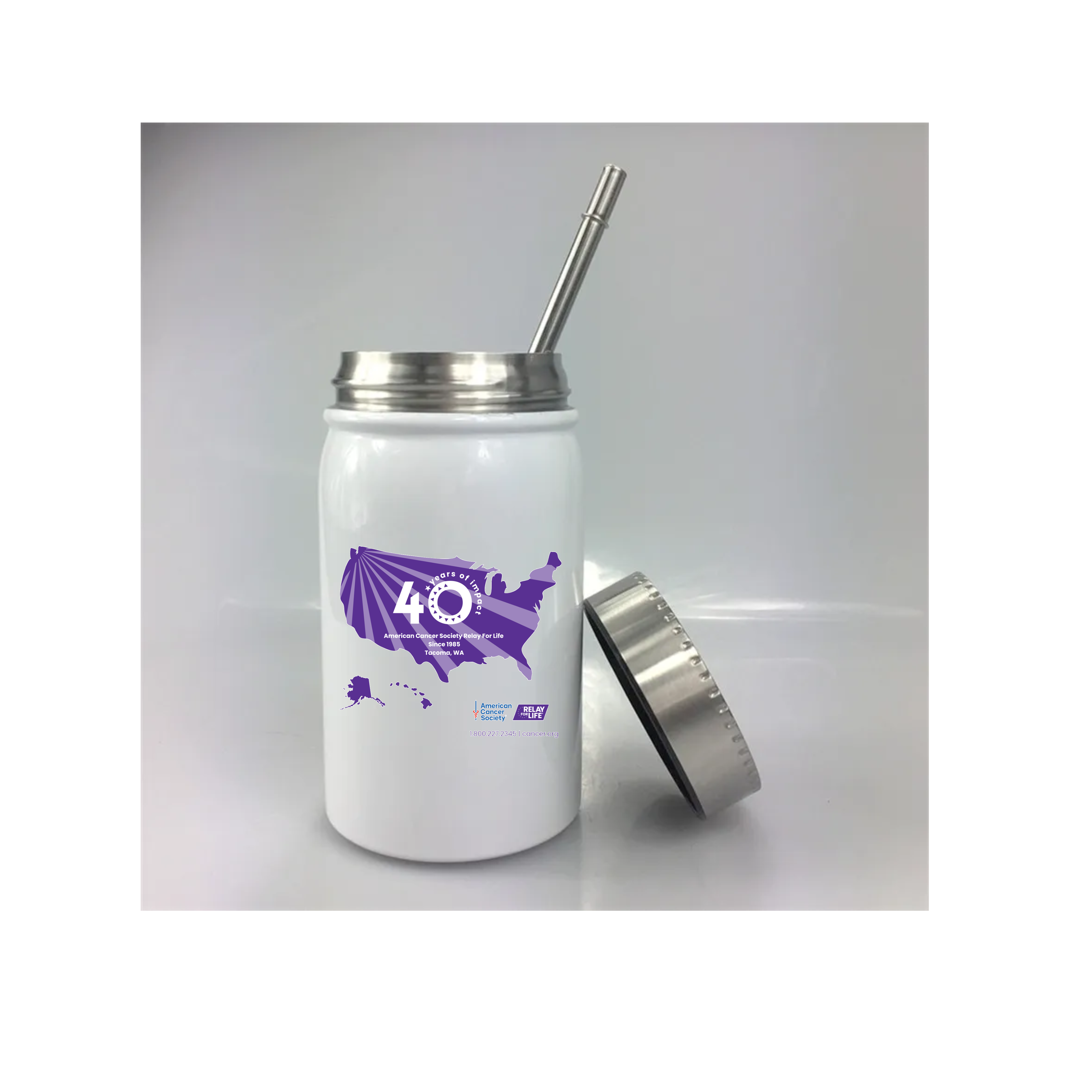 Relay for Life-Special 40 years of Impact Edition/Mason Jar | Dazee ...